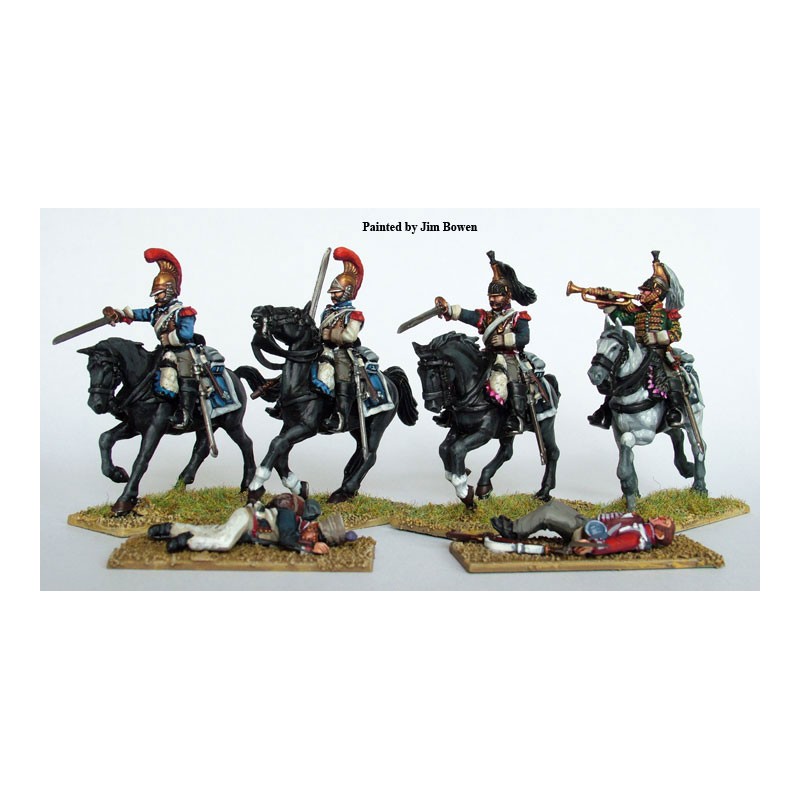 Perry Miniatures - Plastic French Napoleonic Heavy Cavalry (Cuirassiers ...