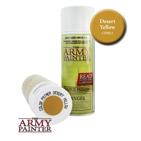 Army Painter - Bombes - Colour Primer - Desert Yellow