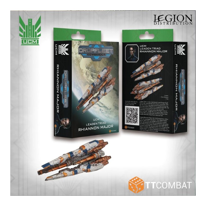Préco - Dropfleet Commander - Rhiannon Major - Leaden Triad